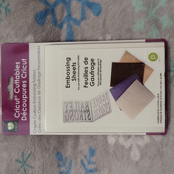 Cricut | Office | 325 Cricut Cuttables Embossing Sheets | Poshmark